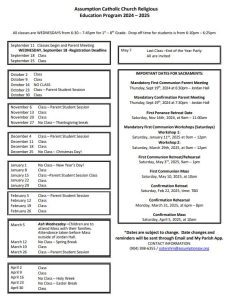 CCD – Assumption Catholic Church